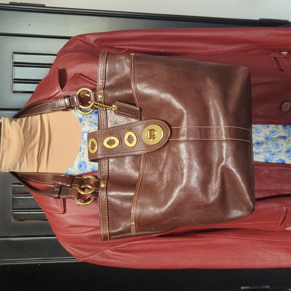 Coach | Bags | Coach Legacy Lily Turn Lock Satchel F3757 | Poshmark